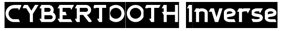 CYBERTOOTH Inverse: Free Font Download | MaisFontes