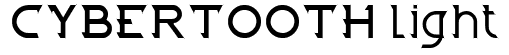 CYBERTOOTH light Font: Free Download | MaisFontes