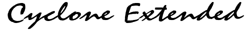 Cyclone Extended: Free Font Download | MaisFontes