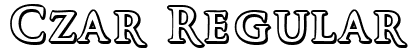 Czar Regular: Free Font Download | MaisFontes