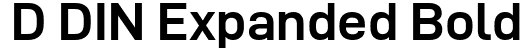 D DIN Condensed：免费字体下载 | MaisFontes