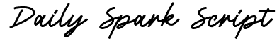 Daily Spark Script Font: Free Download | MaisFontes
