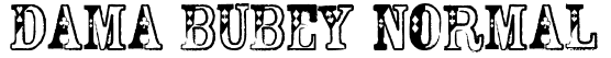 Dama Bubey Normal: Baixar Fonte Grátis | MaisFontes