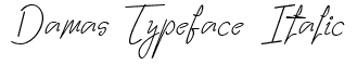 Damas Typeface Italic: Download Free Font | MaisFontes