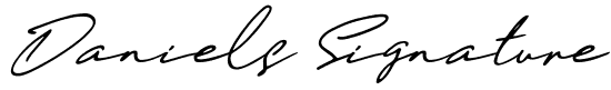 Daniels Signature: Download Free Font | MaisFontes