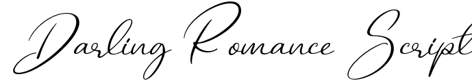 Darling Romance Script Font: Free Download | MaisFontes