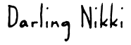 Darling Nikki: Free Font Download | MaisFontes