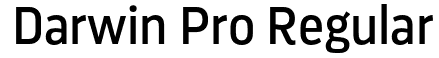 Darwin Pro Regular Font: Free Download | MaisFontes