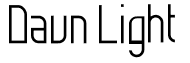 Daun Light Font: Free Download | MaisFontes