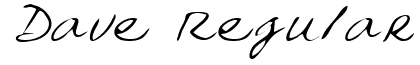 Dave Regular: Free Font Download | MaisFontes