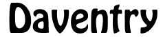 Daventry: Free Font Download | MaisFontes
