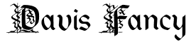 Davis Fancy: Free Font Download | MaisFontes