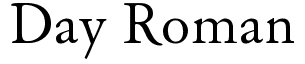 Day Roman: Free Font Download | MaisFontes