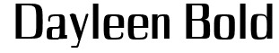 Dayleen Bold: Free Font Download | MaisFontes