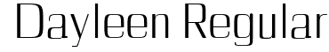 Dayleen Regular Font: Free Download | MaisFontes