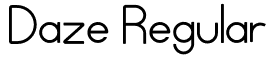 Daze Regular: Free Font Download | MaisFontes