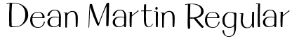 Dean Martin Regular: Free Font Download | MaisFontes
