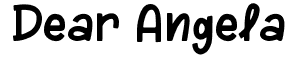 Dear Angela: Free Font Download | MaisFontes
