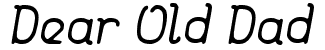 Dear Old Dad: Free Font Download | MaisFontes