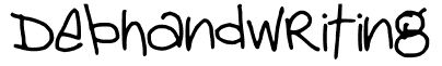 Debhandwriting: Free Font Download | MaisFontes