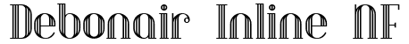 Debonair Inline NF: Free Font Download | MaisFontes