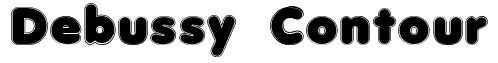 Debussy Contour: Free Font Download | MaisFontes