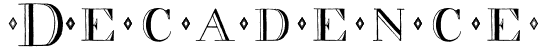 Decadence: Free Font Download | MaisFontes