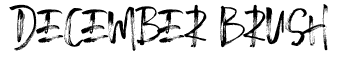 December Brush: Free Font Download | MaisFontes