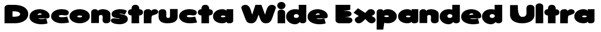 Deconstructa Wide Expanded Ultra: Baixar Fonte Grátis | MaisFontes
