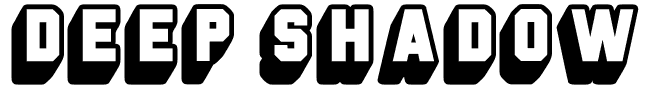DEEP SHADOW: Free Font Download | MaisFontes