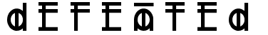 Defeated: Free Font Download | MaisFontes