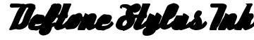 Deftone Stylus Ink Font: Free Download | MaisFontes