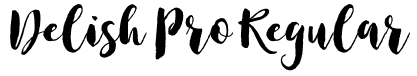 Delish Pro Regular Font: Free Download | MaisFontes