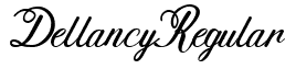 Dellancy Regular Font: Free Download | MaisFontes