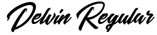 Delvin Regular Font: Free Download | MaisFontes