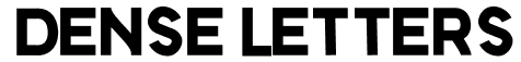 Dense Letters: Free Font Download | MaisFontes