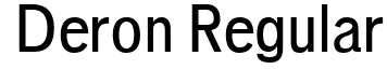 Deron Regular: Free Font Download | MaisFontes