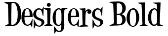 Desigers Bold: Free Font Download | MaisFontes