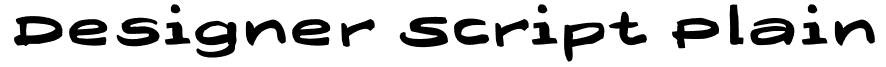 Designer Script Plain: Free Font Download | MaisFontes