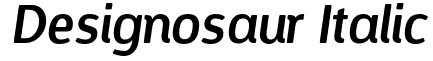Designosaur Italic: Free Font Download | MaisFontes