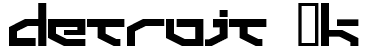 detroit 3k: Free Font Download | MaisFontes