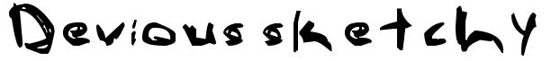 Devious sketchy: Free Font Download | MaisFontes