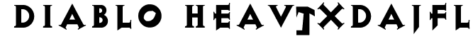 Diablo HeavyXdajfl: Free Font Download | MaisFontes