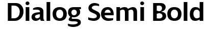 Dialog Semi Bold: Baixar Fonte Grátis | MaisFontes
