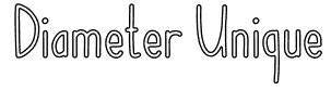 Diameter Unique Font: Free Download | MaisFontes
