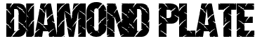 Diamond Plate: Free Font Download | MaisFontes