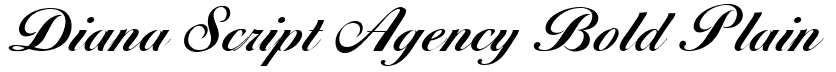 Diana Script Agency Bold Plain: Free Font Download | MaisFontes