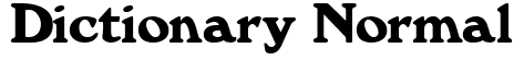 Dictionary Normal: Free Font Download | MaisFontes