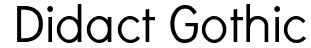 Didact Gothic：免费字体下载 | MaisFontes