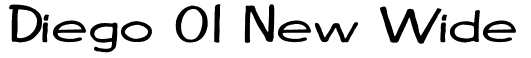 Diego 01 New Wide: Free Font Download | MaisFontes